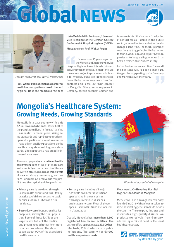 Dr. Weigert Deutschland: Die neueste Ausgabe der Global NEWS ist ...