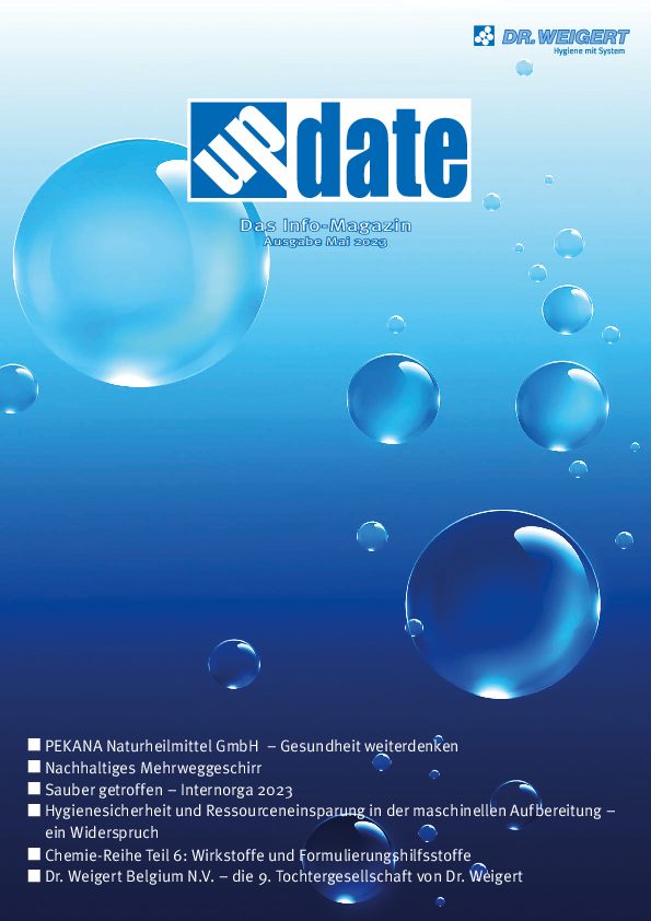 Dr. Weigert Deutschland: Die neue Mai-Ausgabe der update ist da!